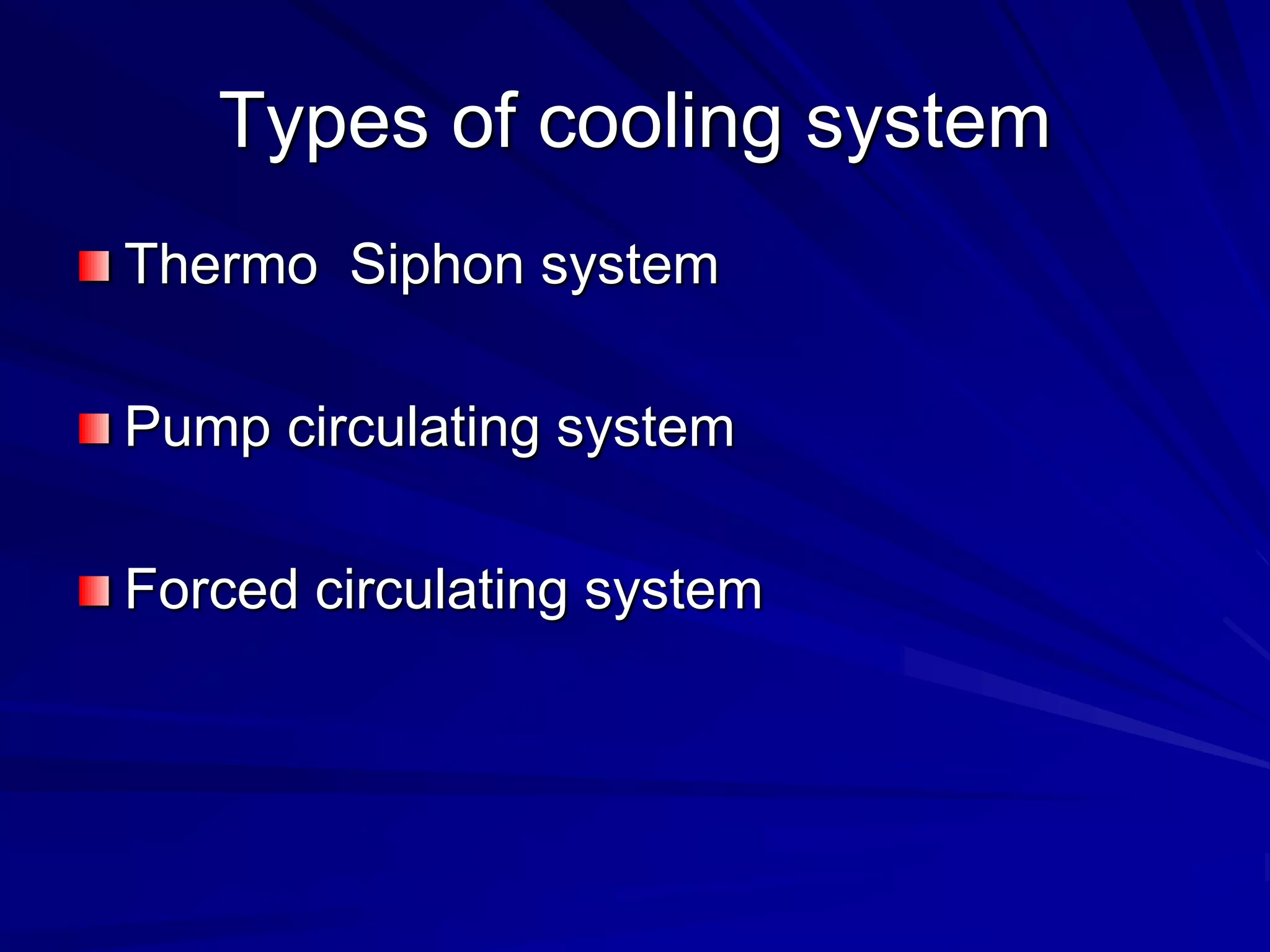 Cooling system | PPTX