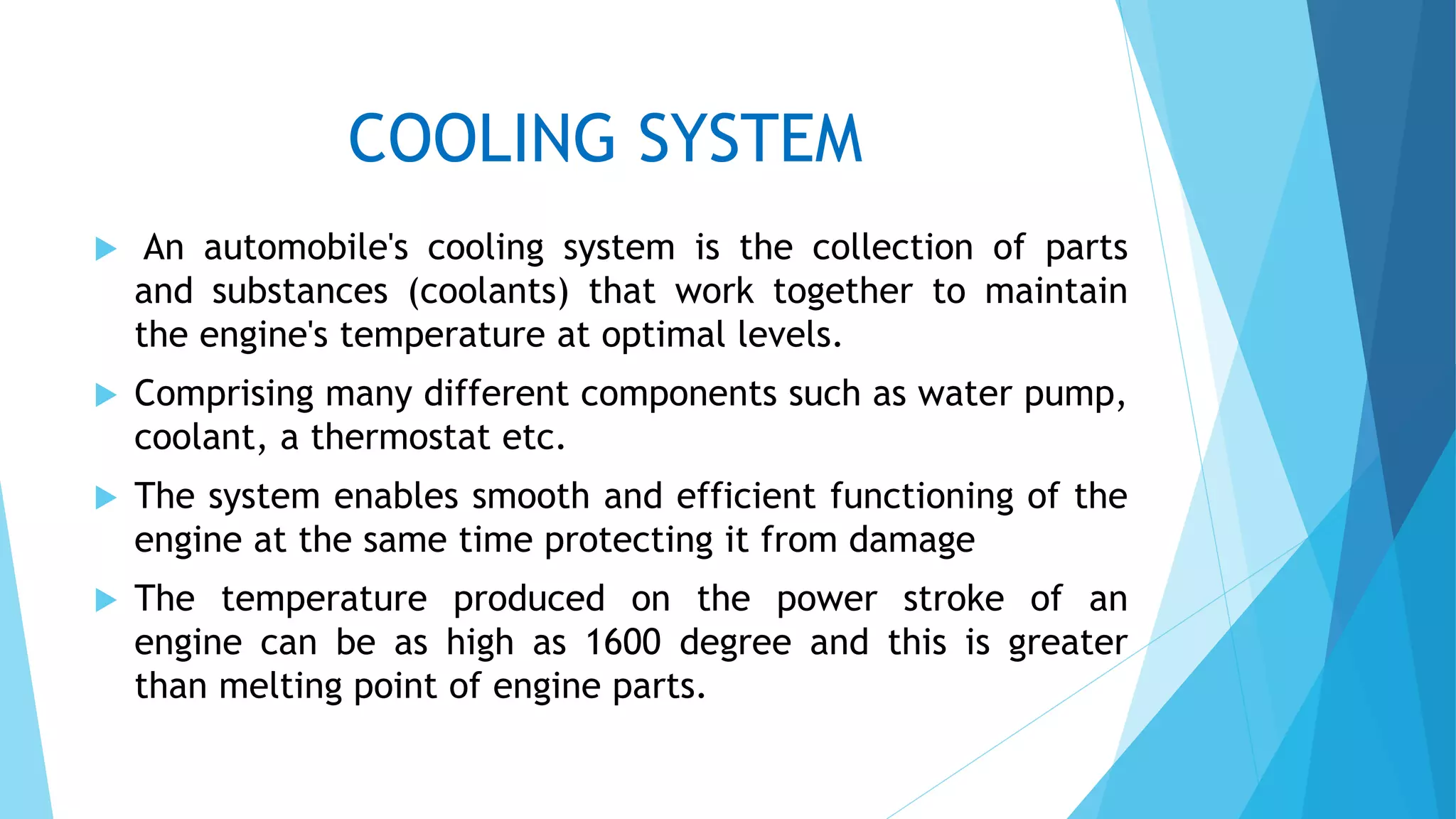 Engine Cooling system | PPTX