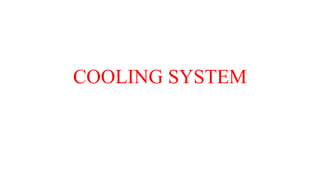 Types of cooling system in vehicle from automobile engineering subject ...