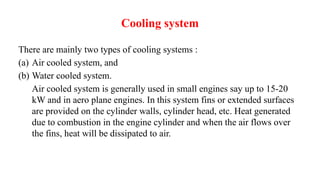 Types of cooling system in vehicle from automobile engineering subject ...