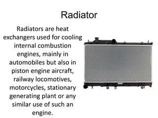 Cooling system in automotive | PPTX