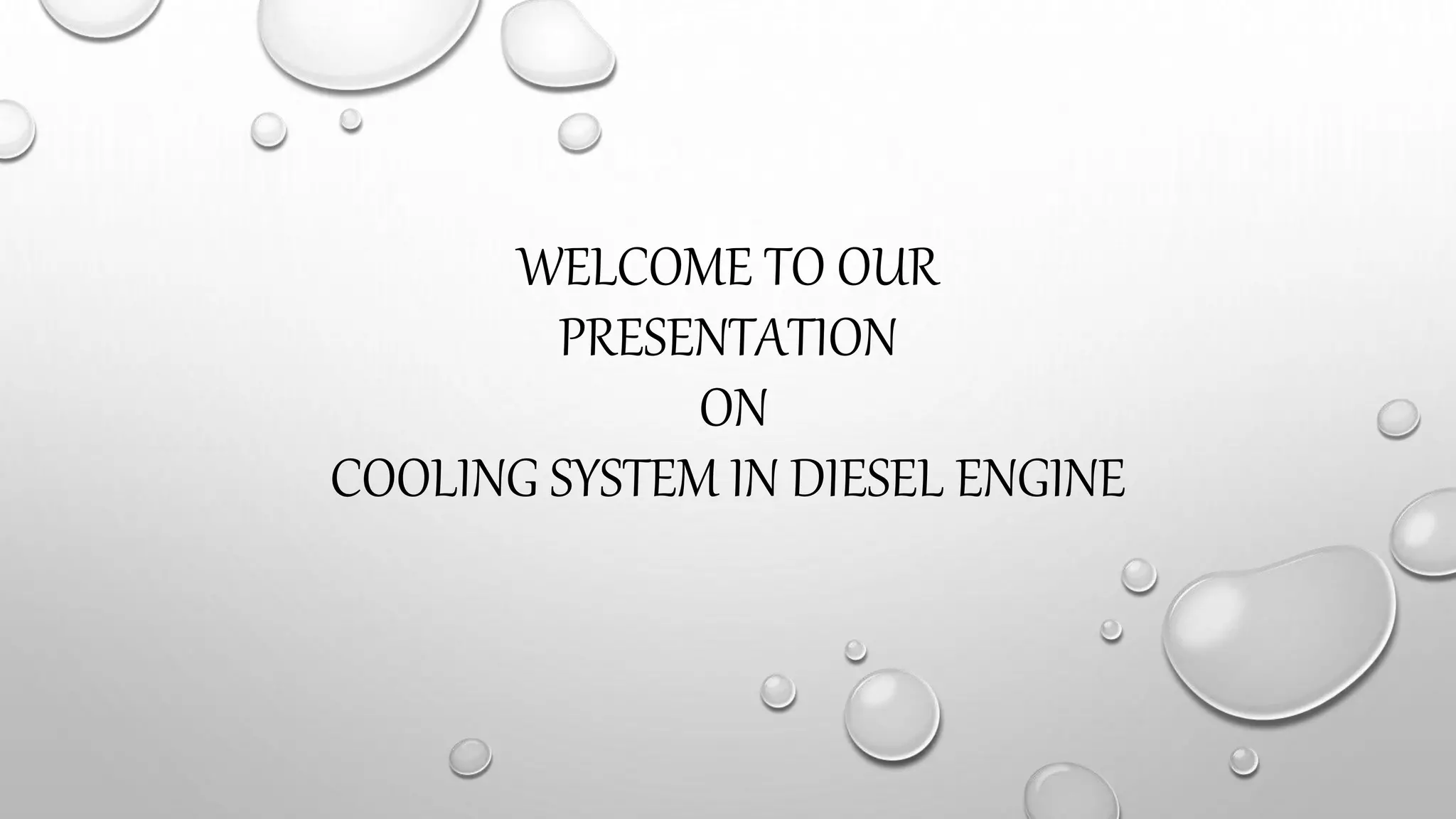 Cooling System In Ic Engine 1 Pptx