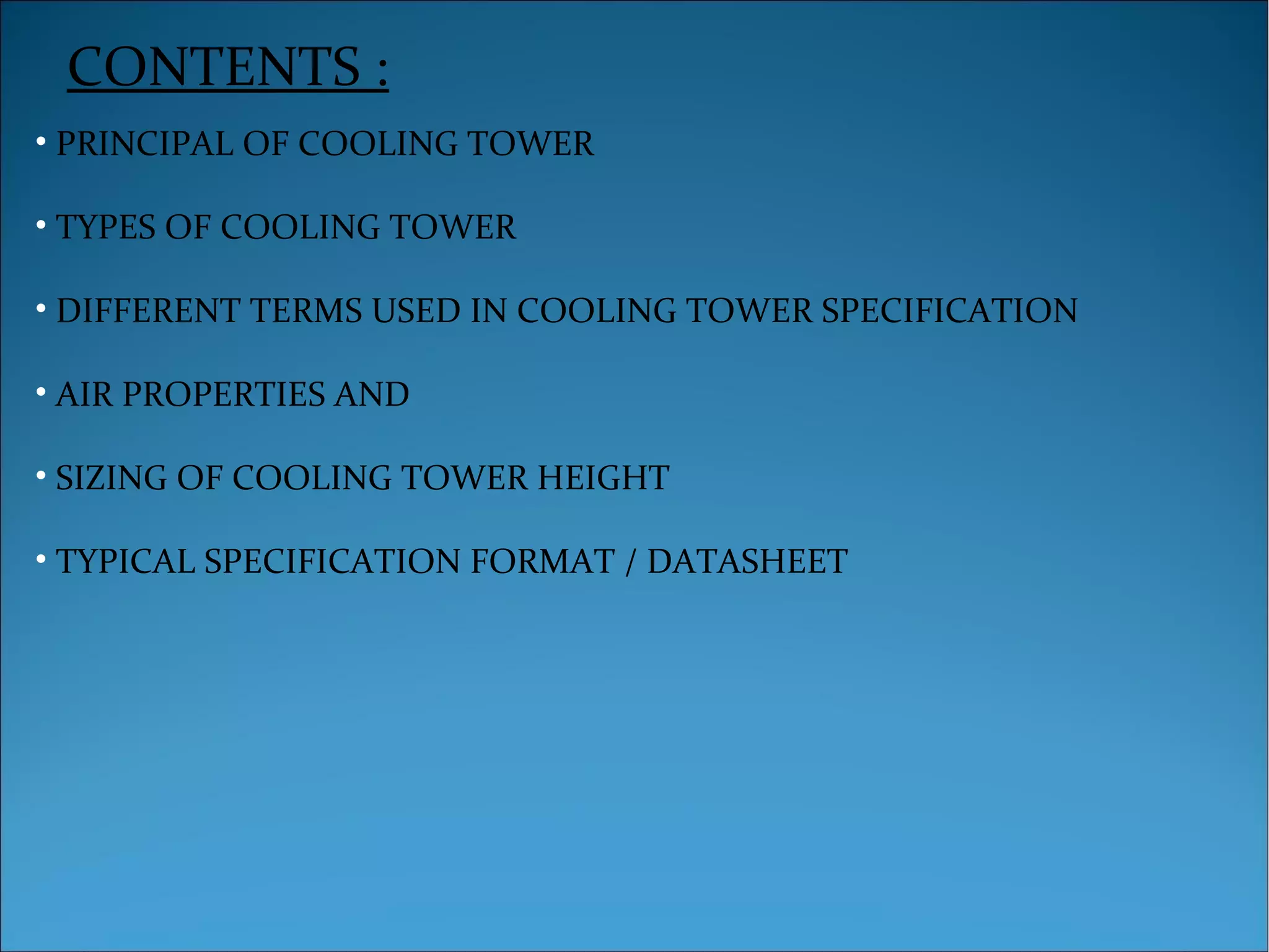 Cooling tower | PPT