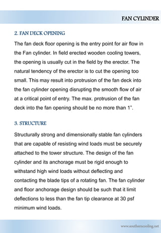 Cooling Tower Fan Cylinder Characteristics | PPTX | Auto Repair ...