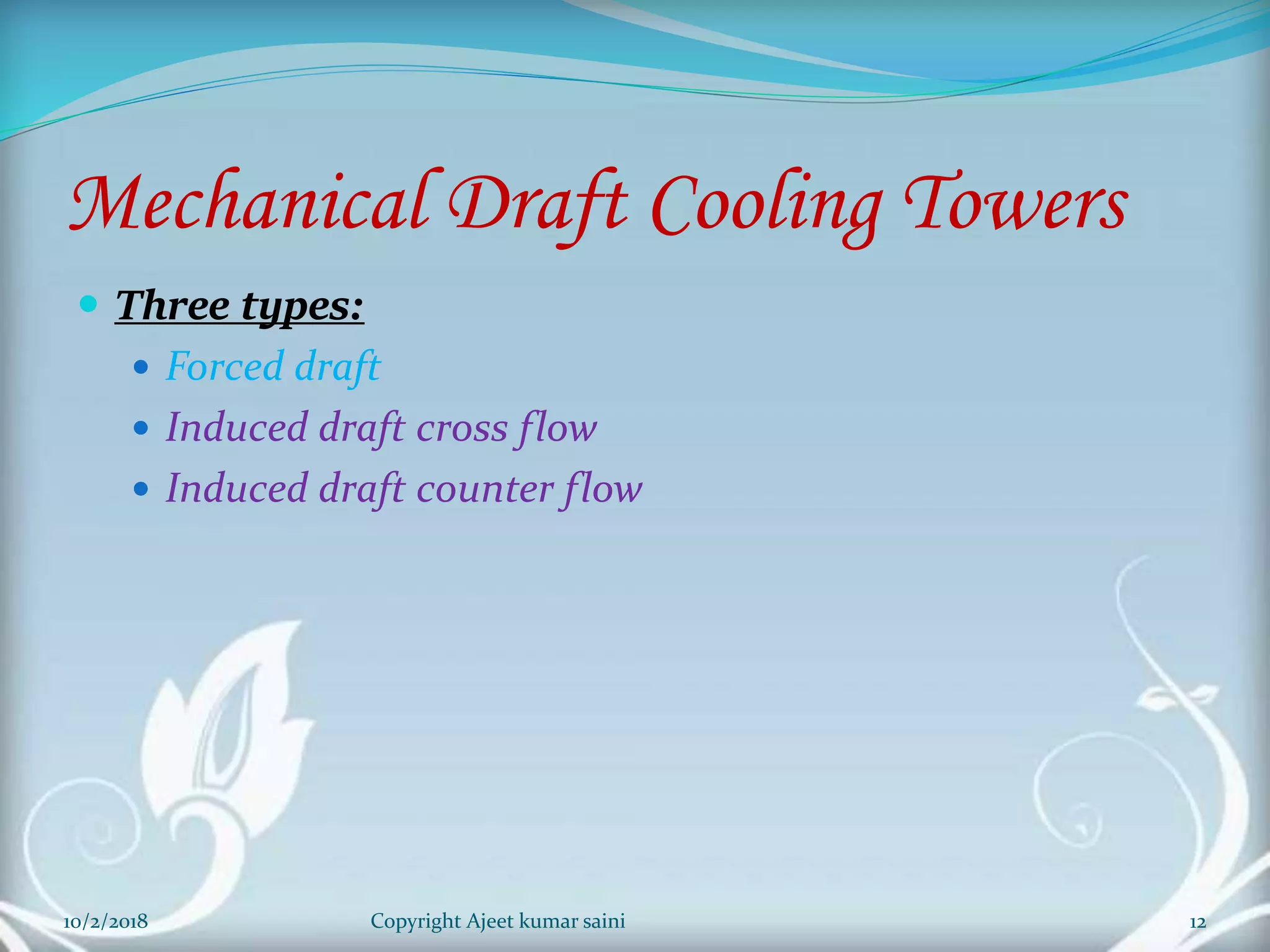 Cooling tower | PPTX