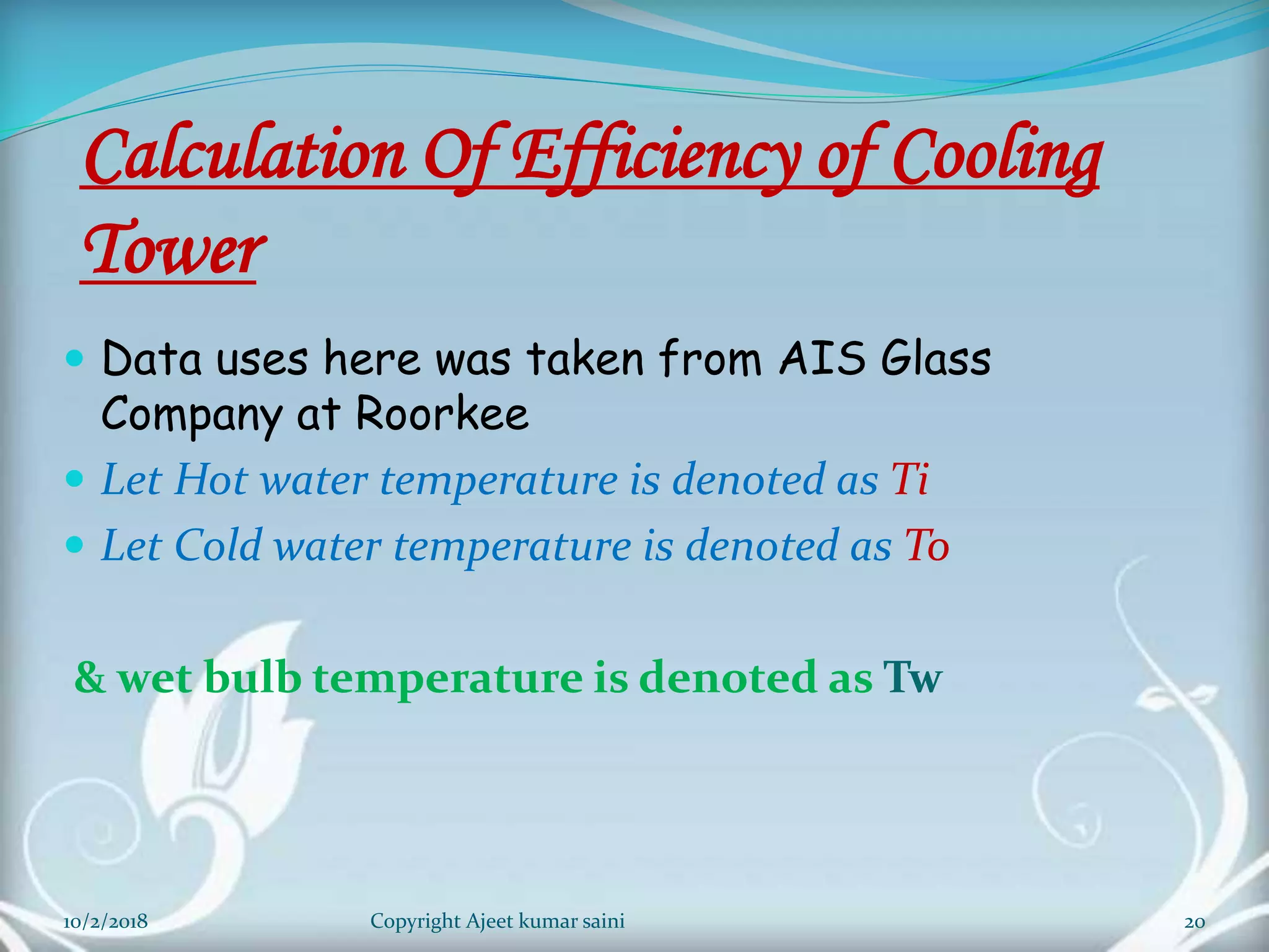 Cooling tower | PPTX