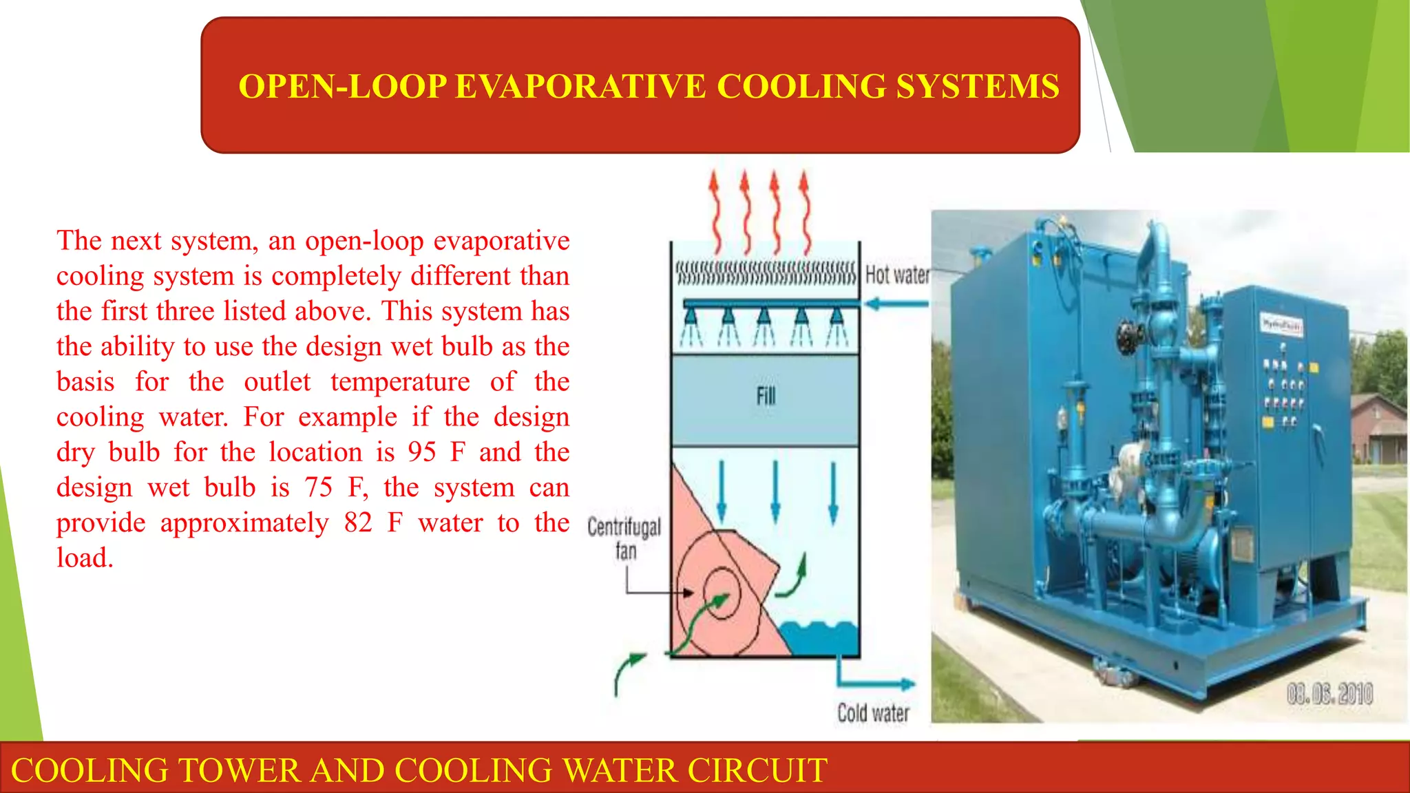 Cooling Tower and Cooling Water Circuit | PPTX