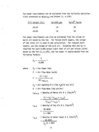 Cooling tower calculation (1) (1) | PDF