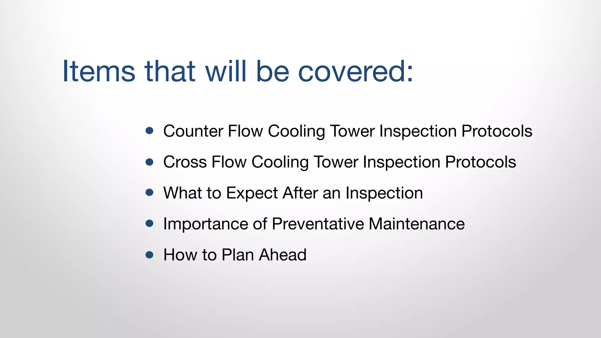 Cooling tower Inspection Guide | PDF