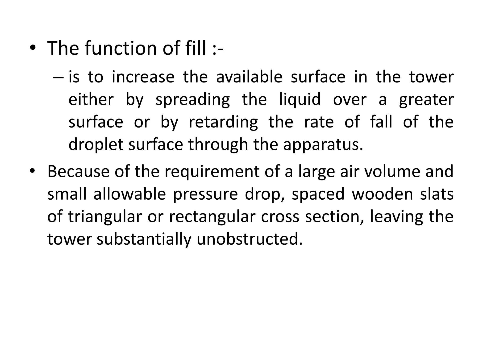 Cooling tower internals and the role of fill | PPTX