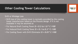 COOLING TOWER AT COAL FIRE POWER PLANT TYPE | PPTX