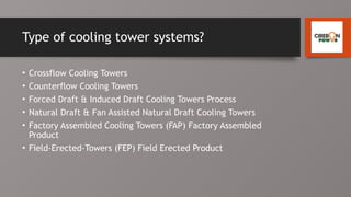 COOLING TOWER AT COAL FIRE POWER PLANT TYPE | PPTX