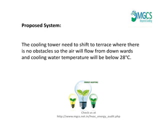 Case Study: Energy Audit For Cooling Tower | PPTX