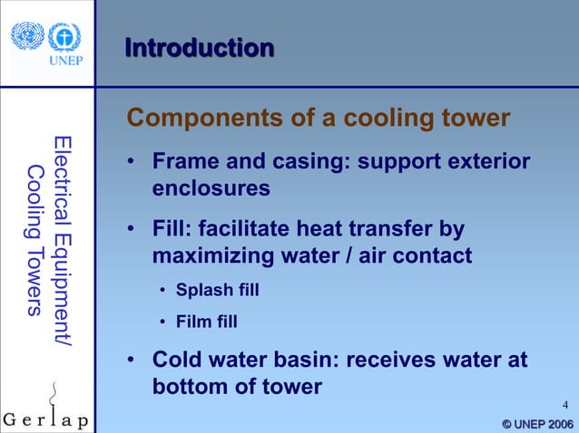 Cooling towers ppt for piping engineering | PPT