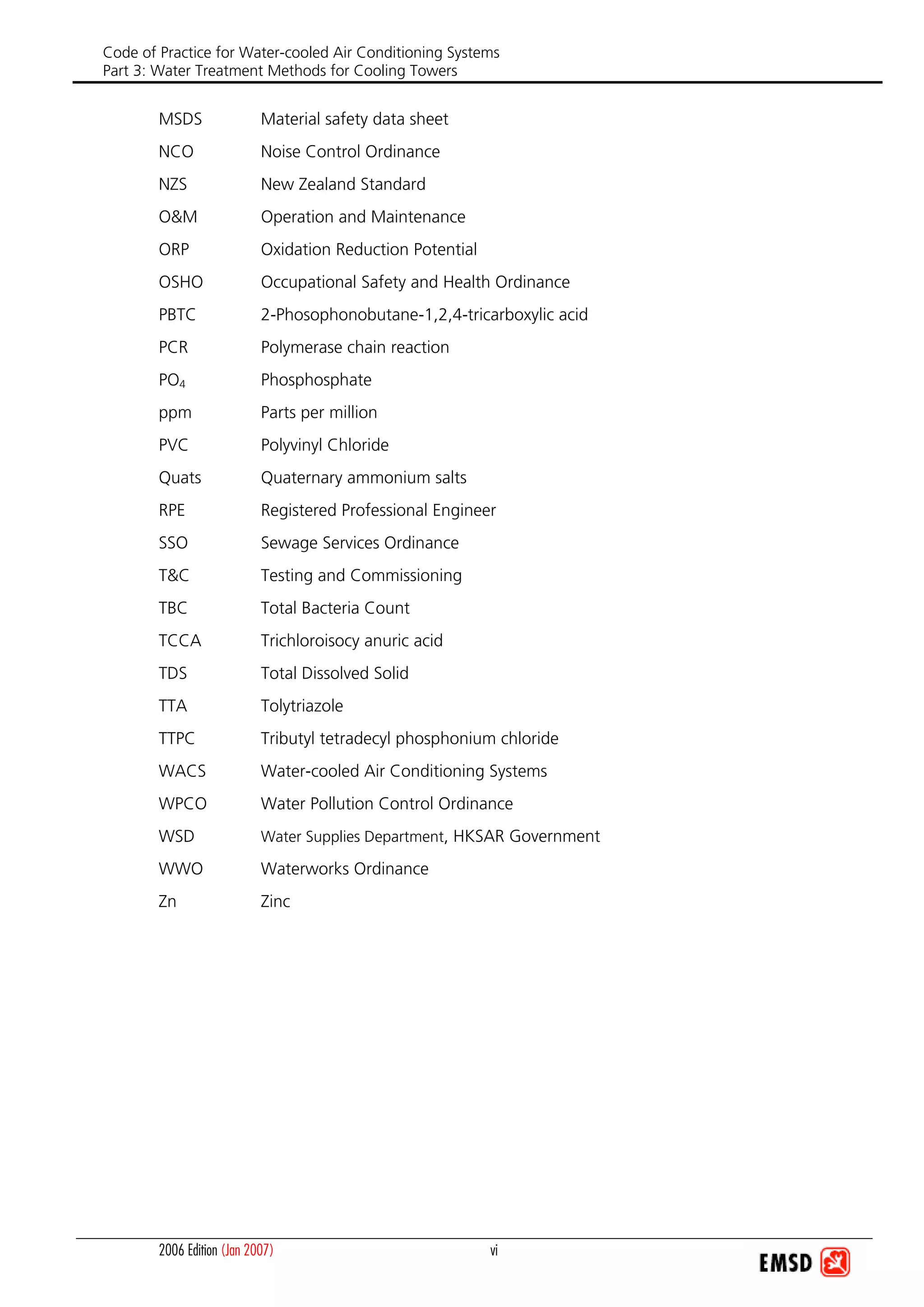 Cooling tower water chemistry | PDF
