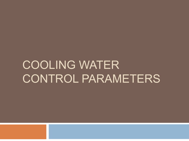 Cooling Water Chemistry.pptx