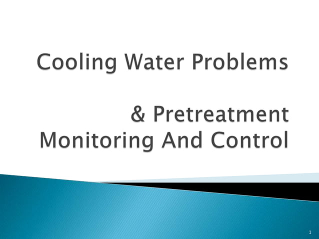 Cooling water problems | PPTX | Chemistry | Science