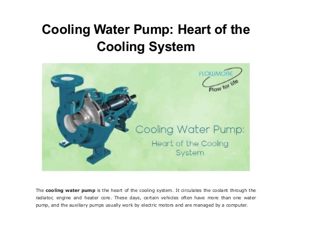 Cooling Water Pump: Heart of the Cooling System | PDF