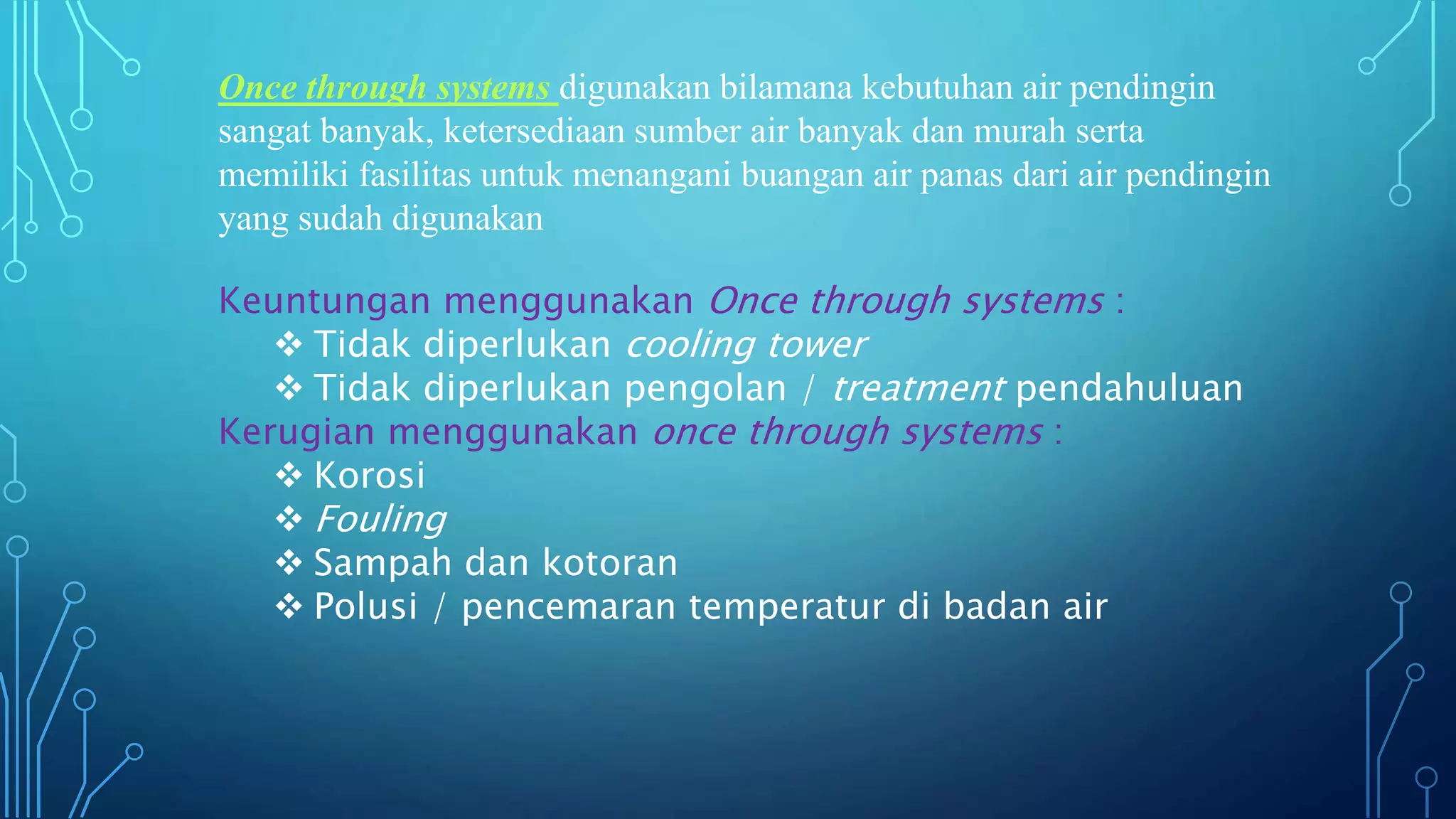 Cooling water system | PPTX