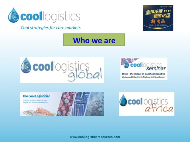 Alex von Stempel : Cool Logistics presentation at ICEE 2019 | PPT