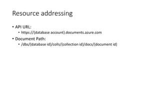 Cool NoSQL on Azure with DocumentDB | PPT