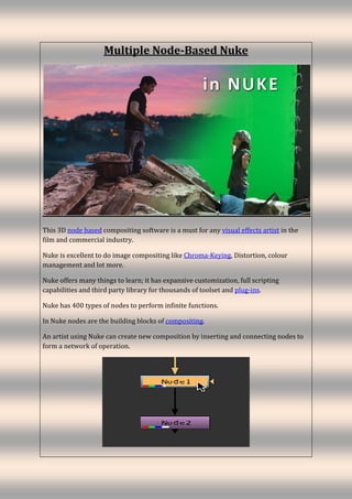 Cool NUKE Nodes For VFX Compositing | PDF | Graphics Software | Computer Software and Applications