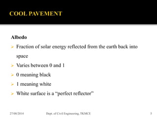 Cool pavements | PPTX