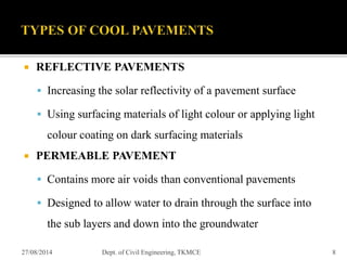 Cool pavements | PPTX