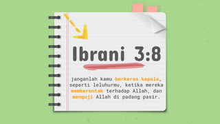 Kesempatan Yang Diberi - Mazmur 90:2 | PDF