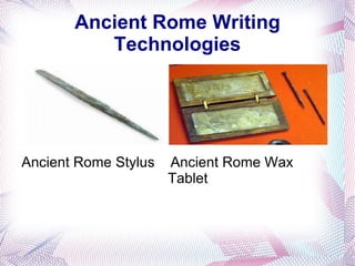 Ancient Egypt, Ancient Rome slideshow | PPT
