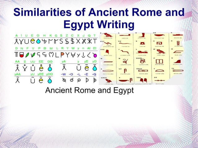 Ancient Egypt, Ancient Rome slideshow | PPT