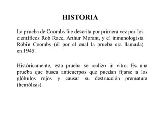 Coombs indirecto | PPTX