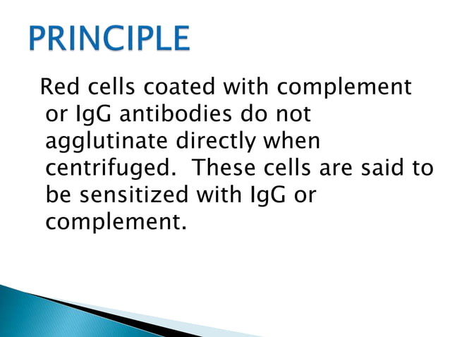 Coomb's test | PPTX | Blood Disorders | Diseases and Conditions