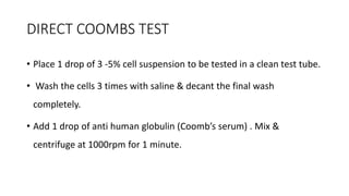 Coombs Test pathology of coombs test.pptx