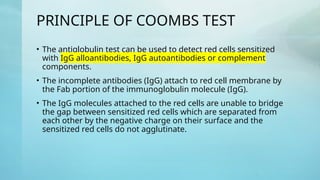 COOMBS TEST direct and indirect coombs antisera.pptx