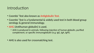Coombs Test, GSH, GXM hematology 23032021.pptx