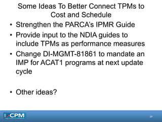 Integrated master plan (imp) - the foundation of the program success | PPT