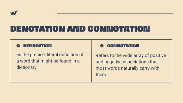 Connotation & Denotation in English Language | PDF