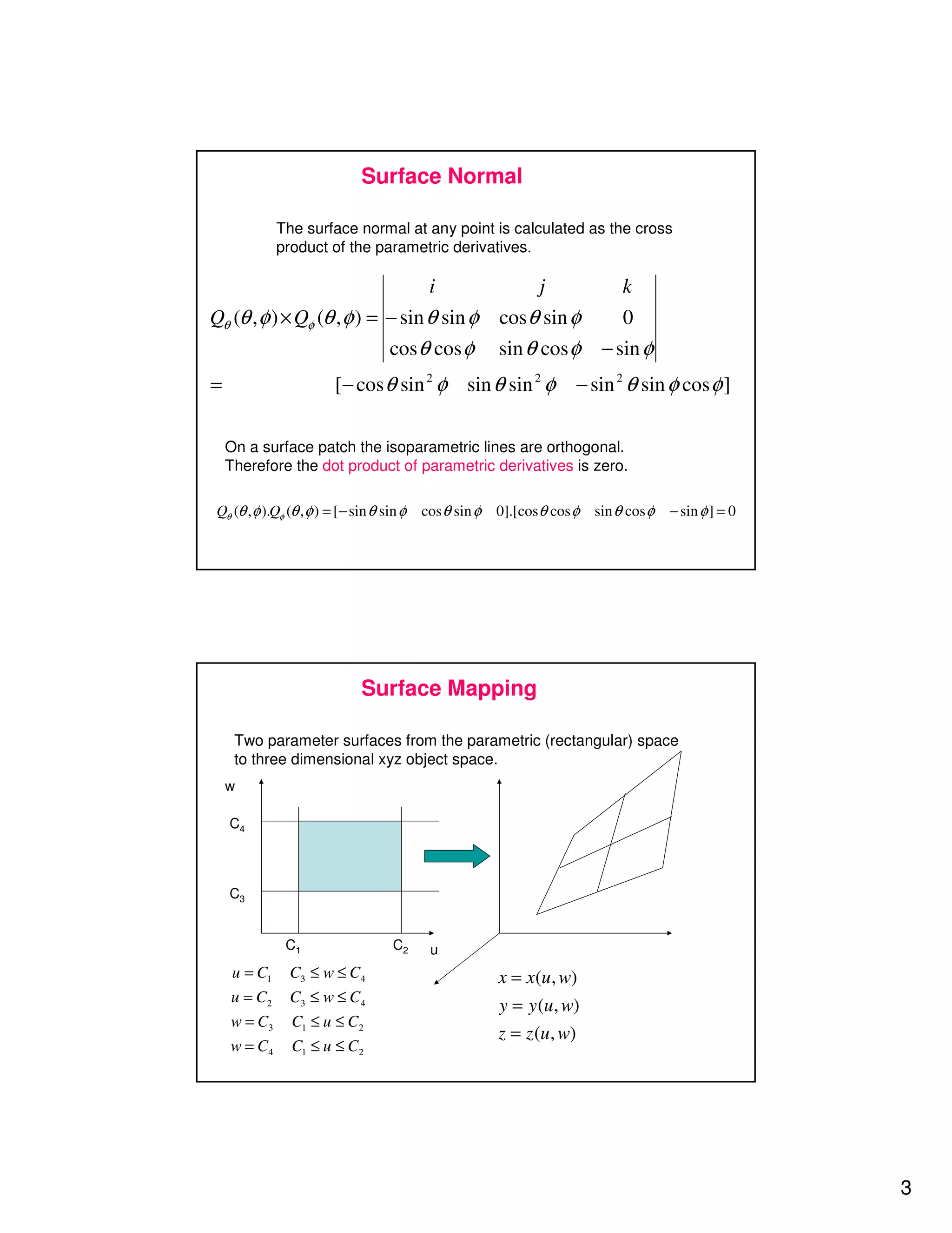 Coons bicubic surface | PDF