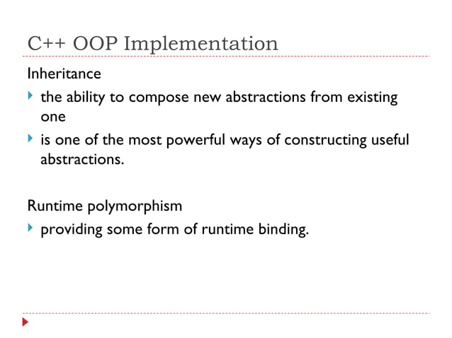 C Oop Implementation Ppt Programming Languages Computing