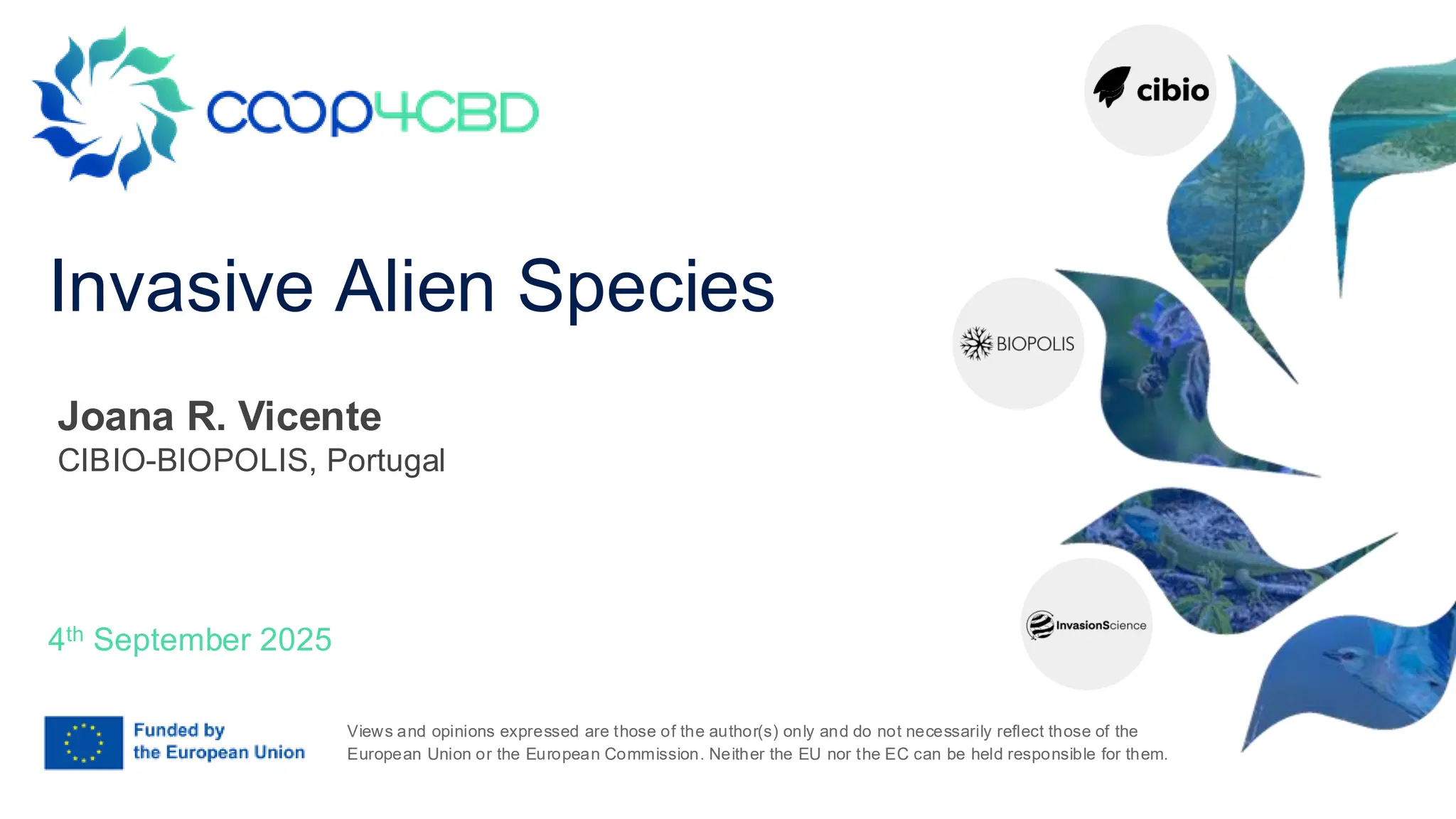 COOP4CBD Invasive Alien Species Presentation 1 | PDF