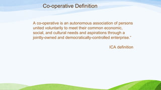 Cooperative Alternatives NICVA fundraising mix presentation | PPT