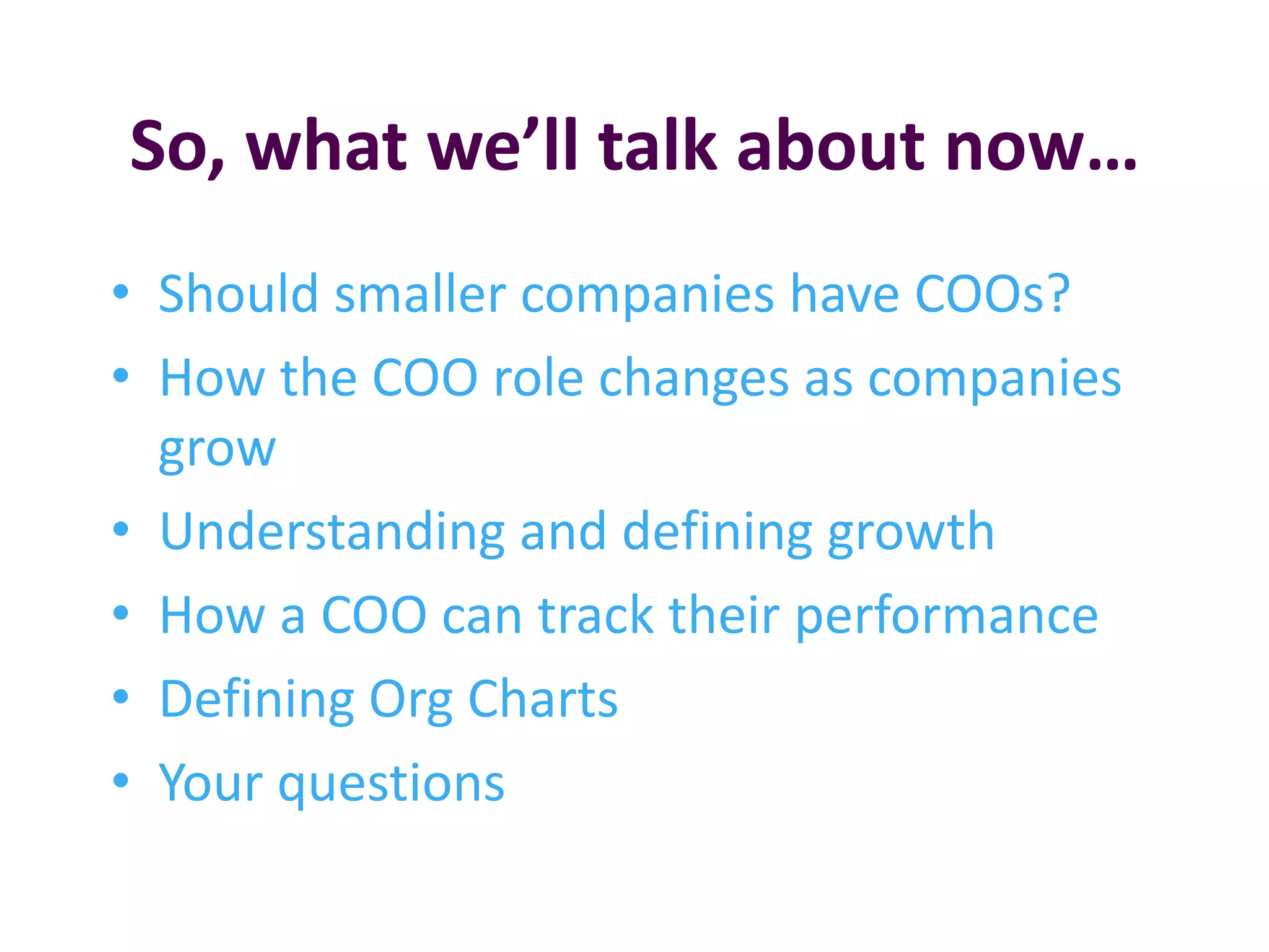 Coo panel presso | PPTX