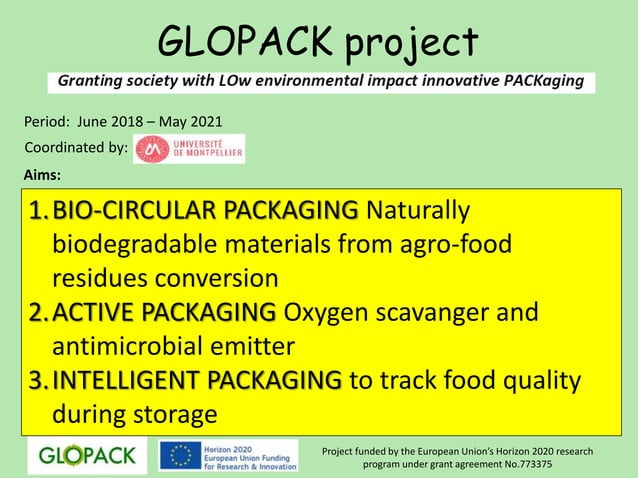 Coopbox experience in bio-based packaging: From PLA to the GLOPACK ...