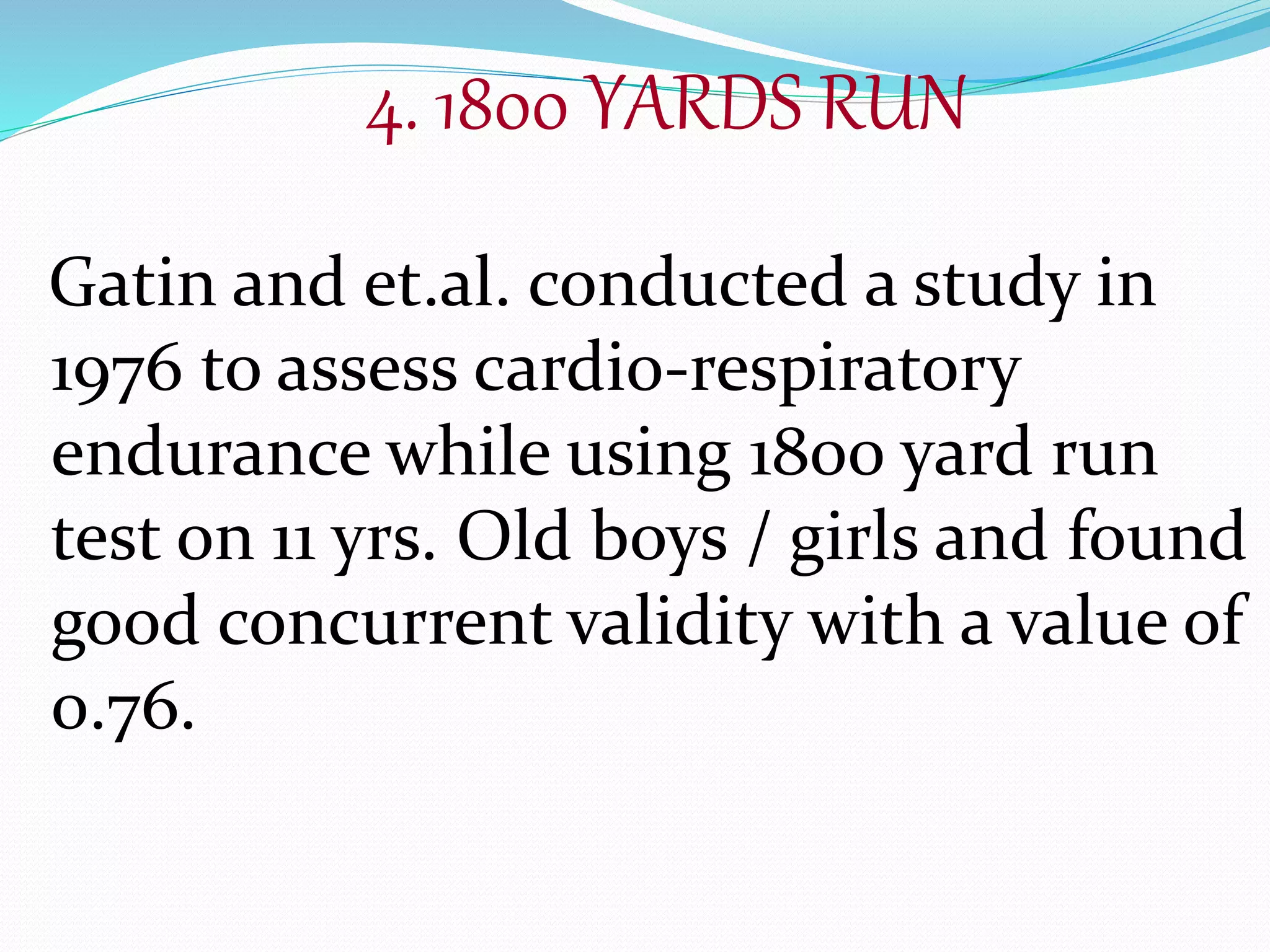 Cooper 12 minutes run walk test | PPTX