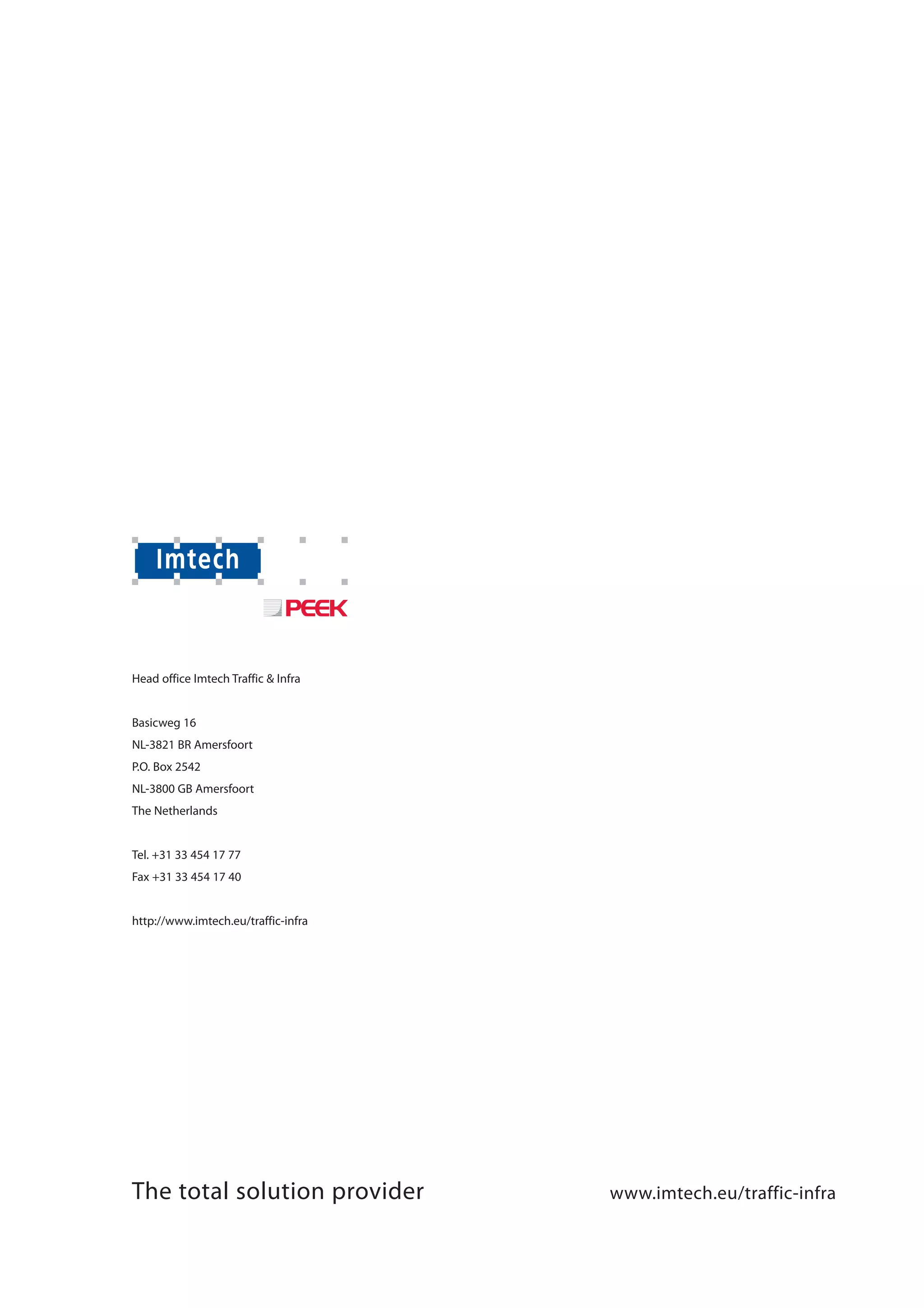 Imtech Cooperative ITS Platforms | PDF