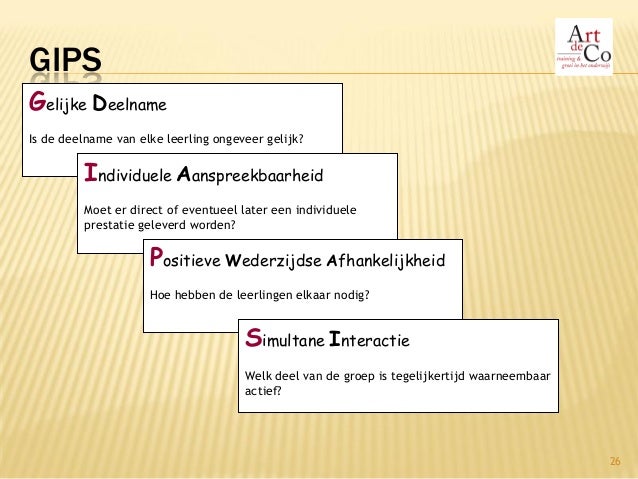 Cooperatieve leerstrategieen presentatie