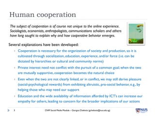 Cooperation | PDF