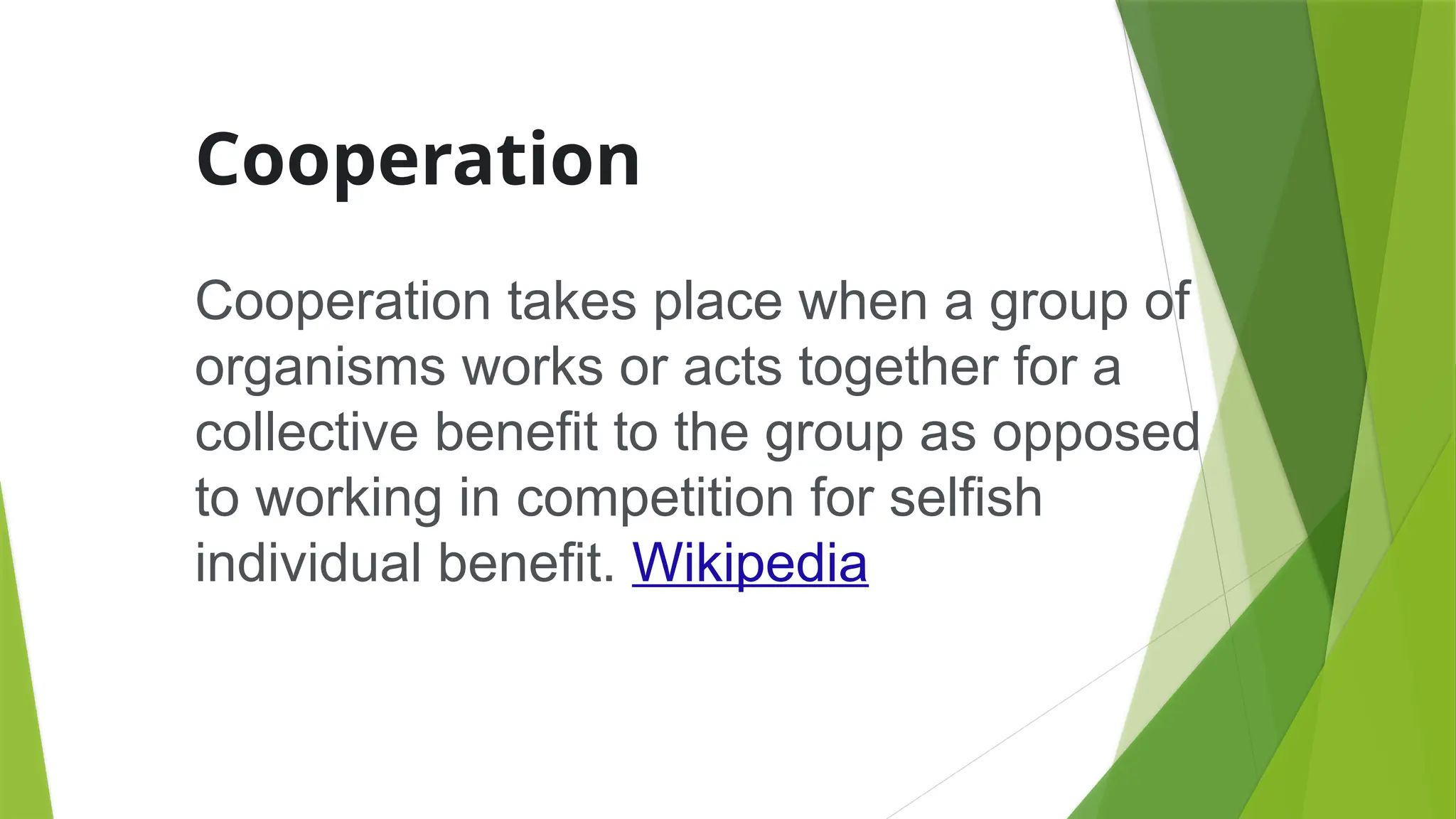What is cooperation in the Workplace Setting? | PPTX