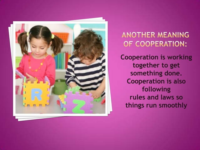 Cooperation. | PPTX
